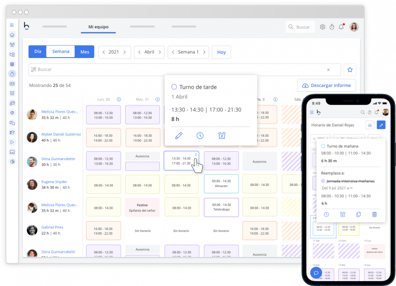 Todo sobre turnos de trabajo | Tipos y cómo optimizar el sistema