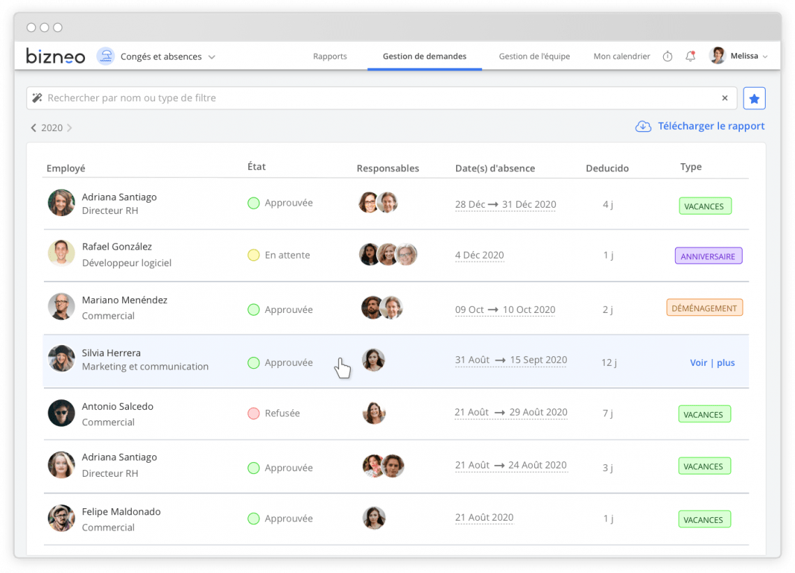 Gestion des congés | Automatiser le suivi des absences