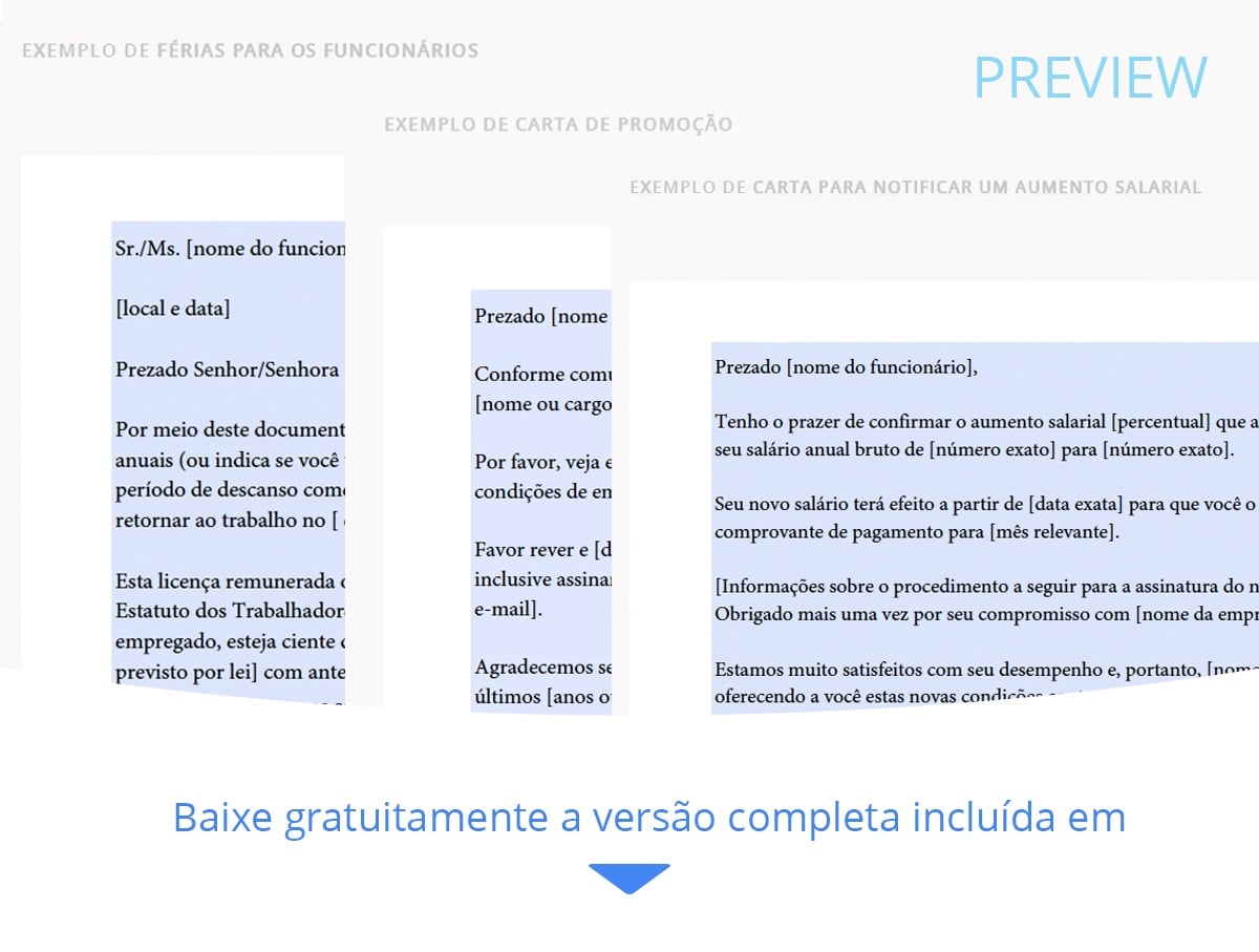 Modelo de carta de férias grátis | Como comunicá-las