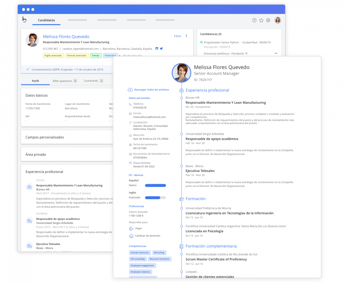 Base de datos de candidatos perfecta para reclutar talento | 8 claves